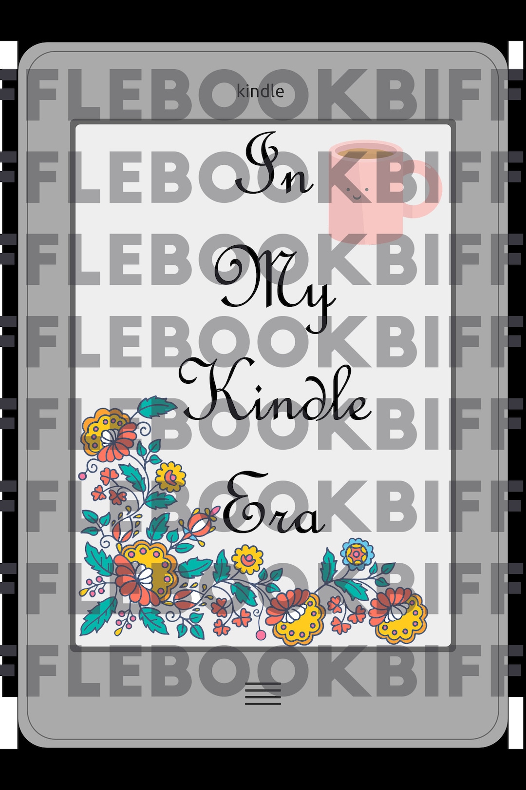 In My Kindle Era, Bookish SVG PNG File, Cute Trendy Bookish Artsy ...