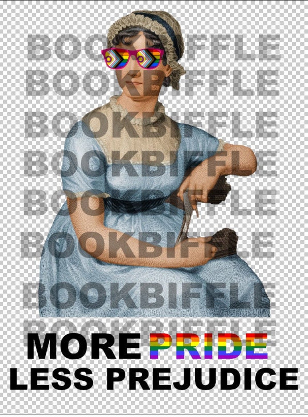 More Pride, Less Prejudice Jane Austen Book Lovers PNG Sublimation ...