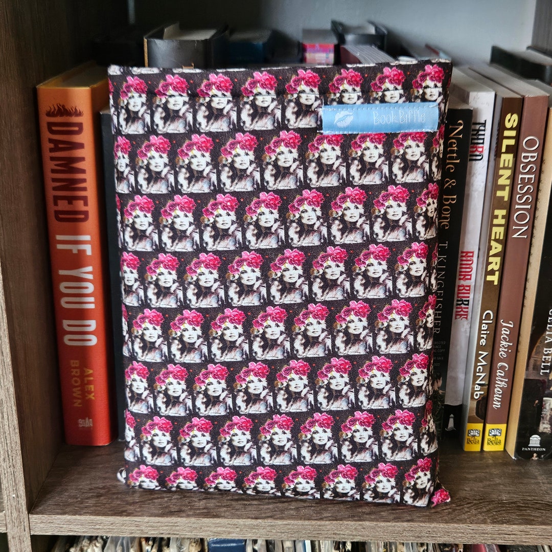 Custom Printed Dolly Parton Inspired Flower Crown Booksleeve - 3 Sizes ...