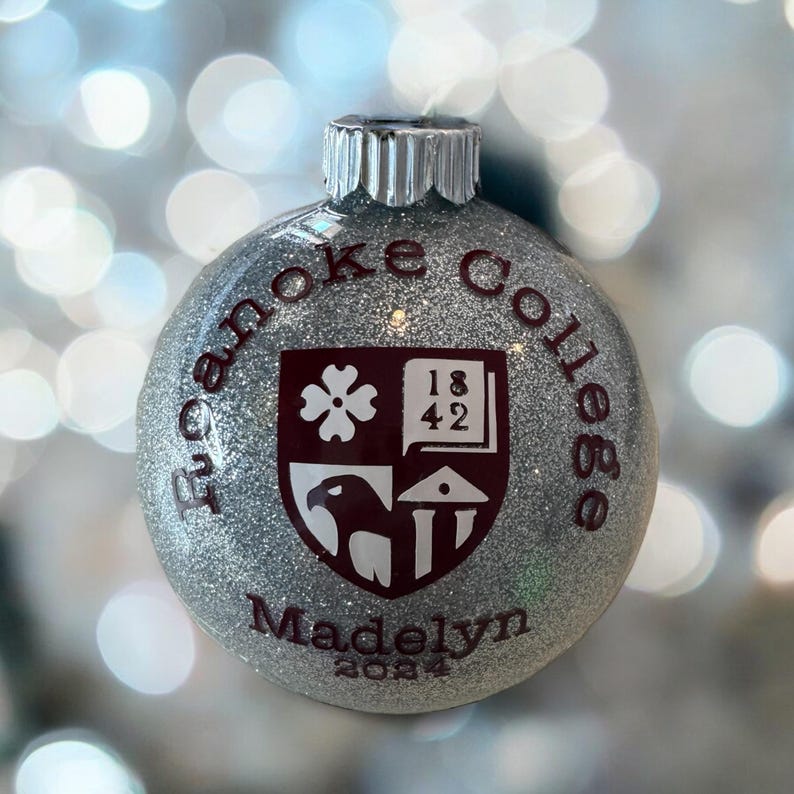 Custom College Ornaments/ Personalized Christmas Ornaments - Etsy