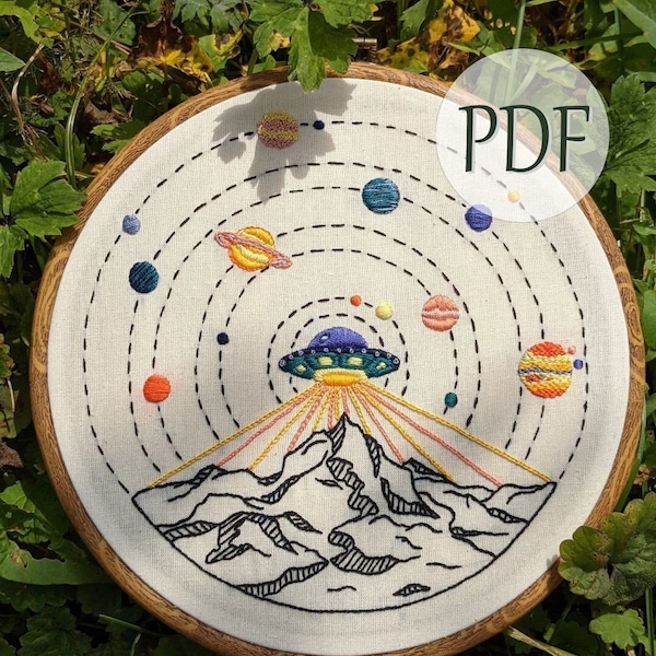 Space Embroidery - Etsy