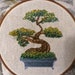 Bonsai Tree Embroidery Pattern PDF - Hand Embroidery DIY Decor Wall Art ...