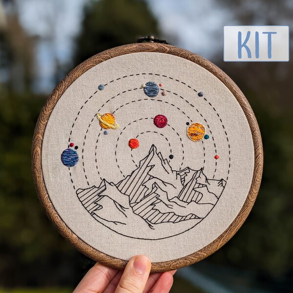 Mountain Embroidery Pattern - Etsy