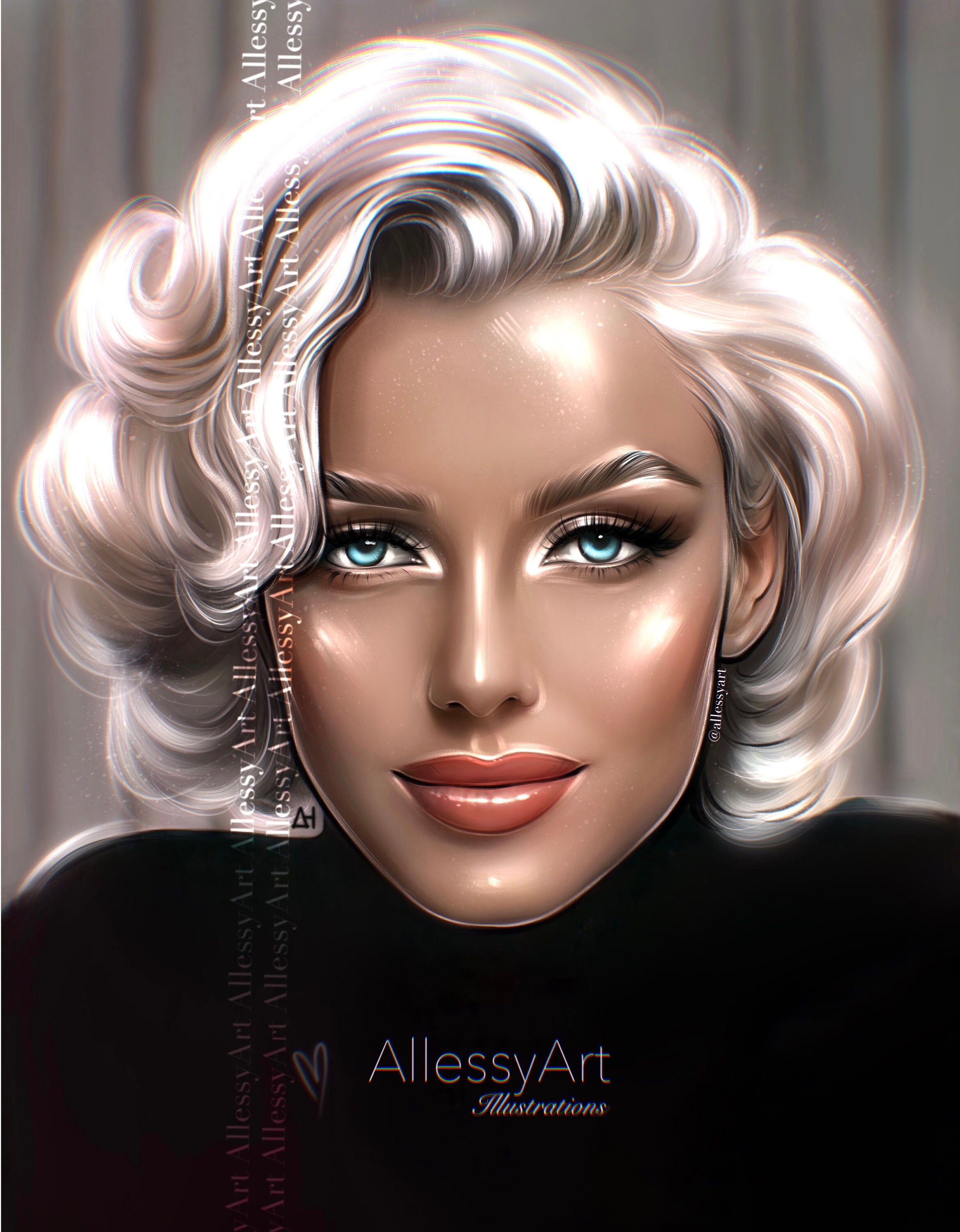 Custom Unique Style Artwork Avatar Portrait Self-portrait | Etsy