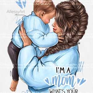 Mommy and Me Instant Download Personalized Gift Custom Mother Daughter ...