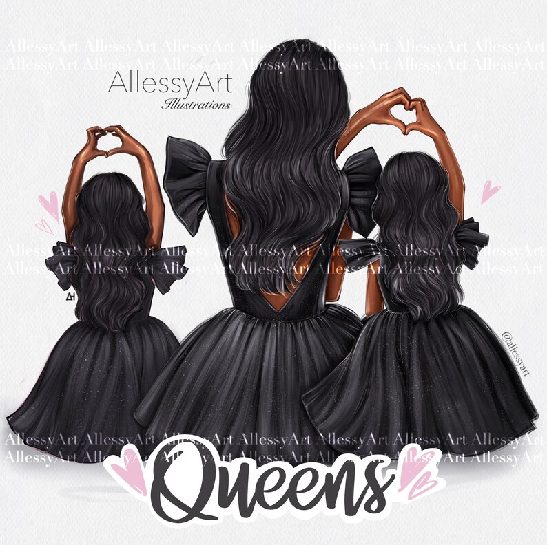 Mommy and Me Instant Download Personalized Gift Custom Mother Daughter ...