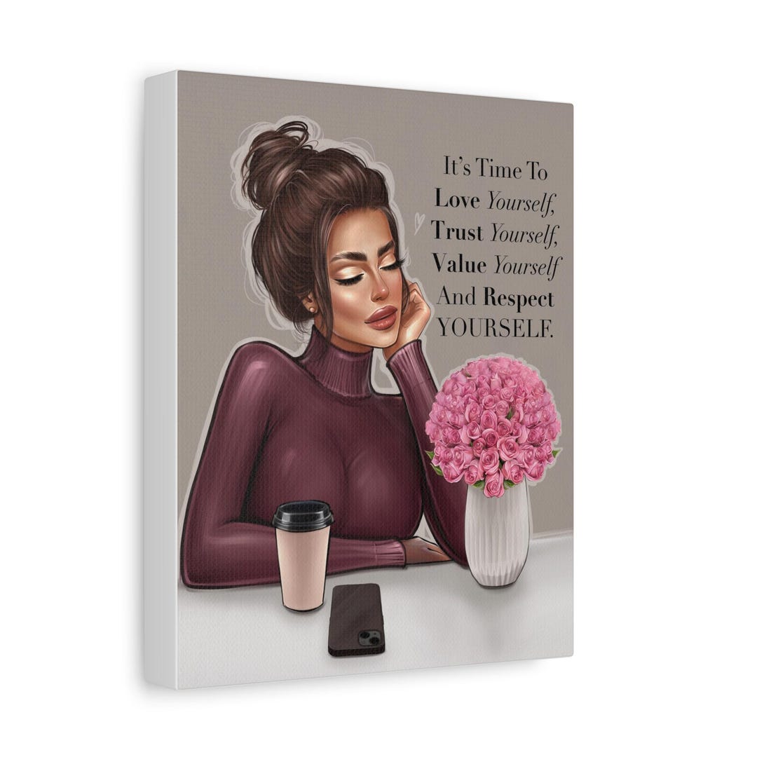 Canvas Print, Self-love Affirmations, Home Decor, Motivational Wall Art ...