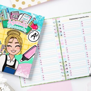 Agenda Docente 2025-2026 Editable, Teacher Planner 2025 Imprimible A5 ...