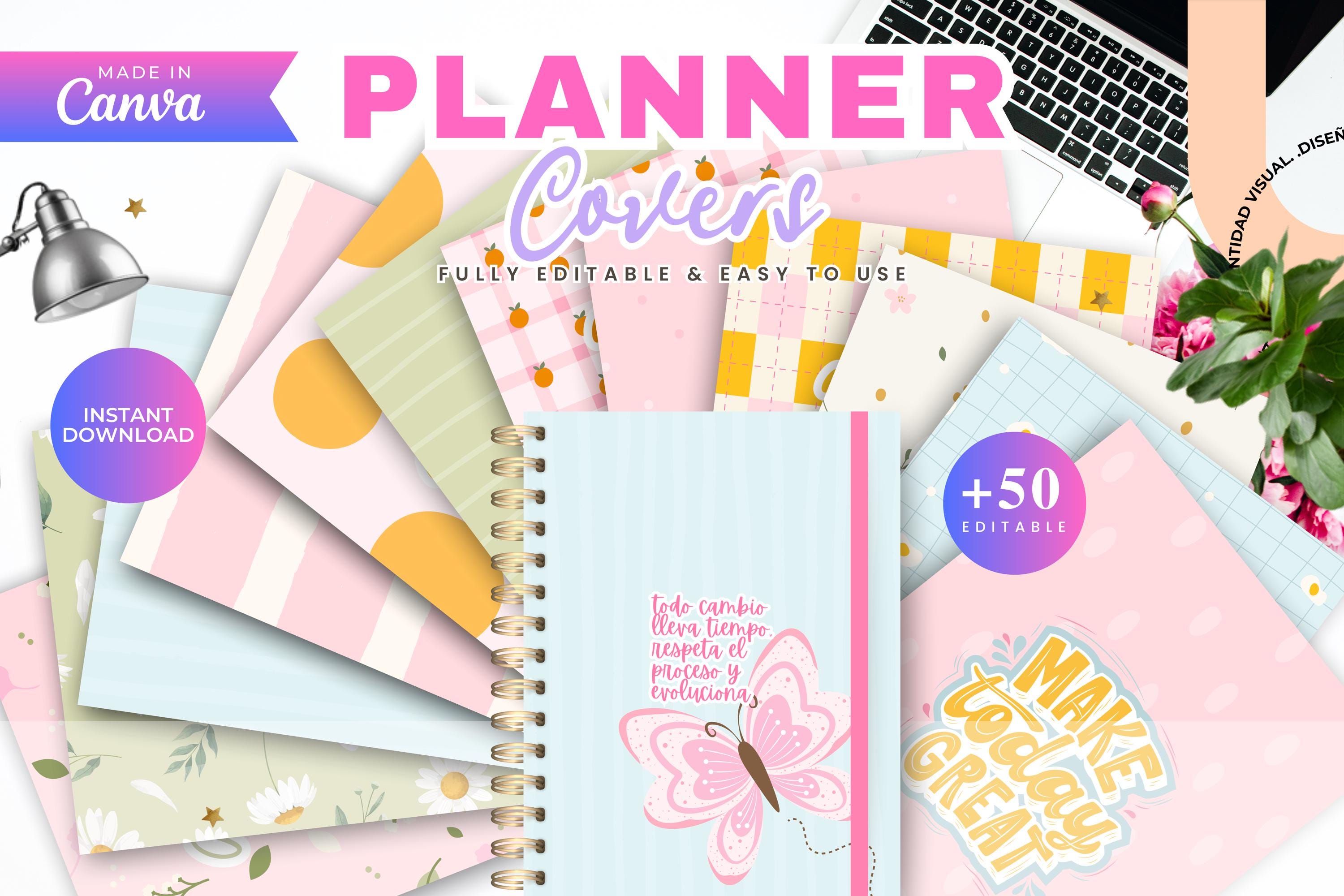2026 Planner Covers: Editable Canva Templates for Digital & Printable ...