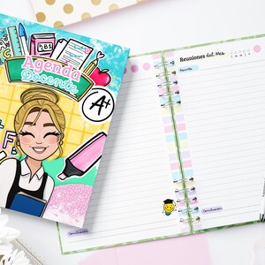 Agenda Docente 2025-2026 Editable, Teacher Planner 2025 Imprimible A5 ...