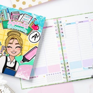 Agenda Docente 2025-2026 Editable, Teacher Planner 2025 Imprimible A5 ...