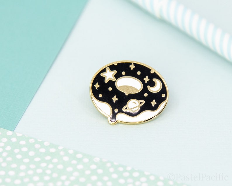 Galaxy Donut Enamel Pin - Etsy