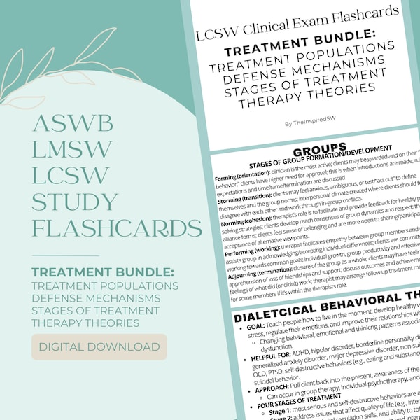 Social Work Study Guide - Etsy