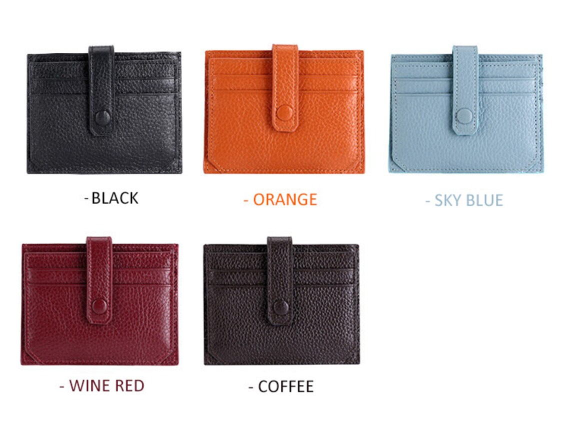 Personalised Card Wallet Women Ladies Slim Wallet Credit | Etsy