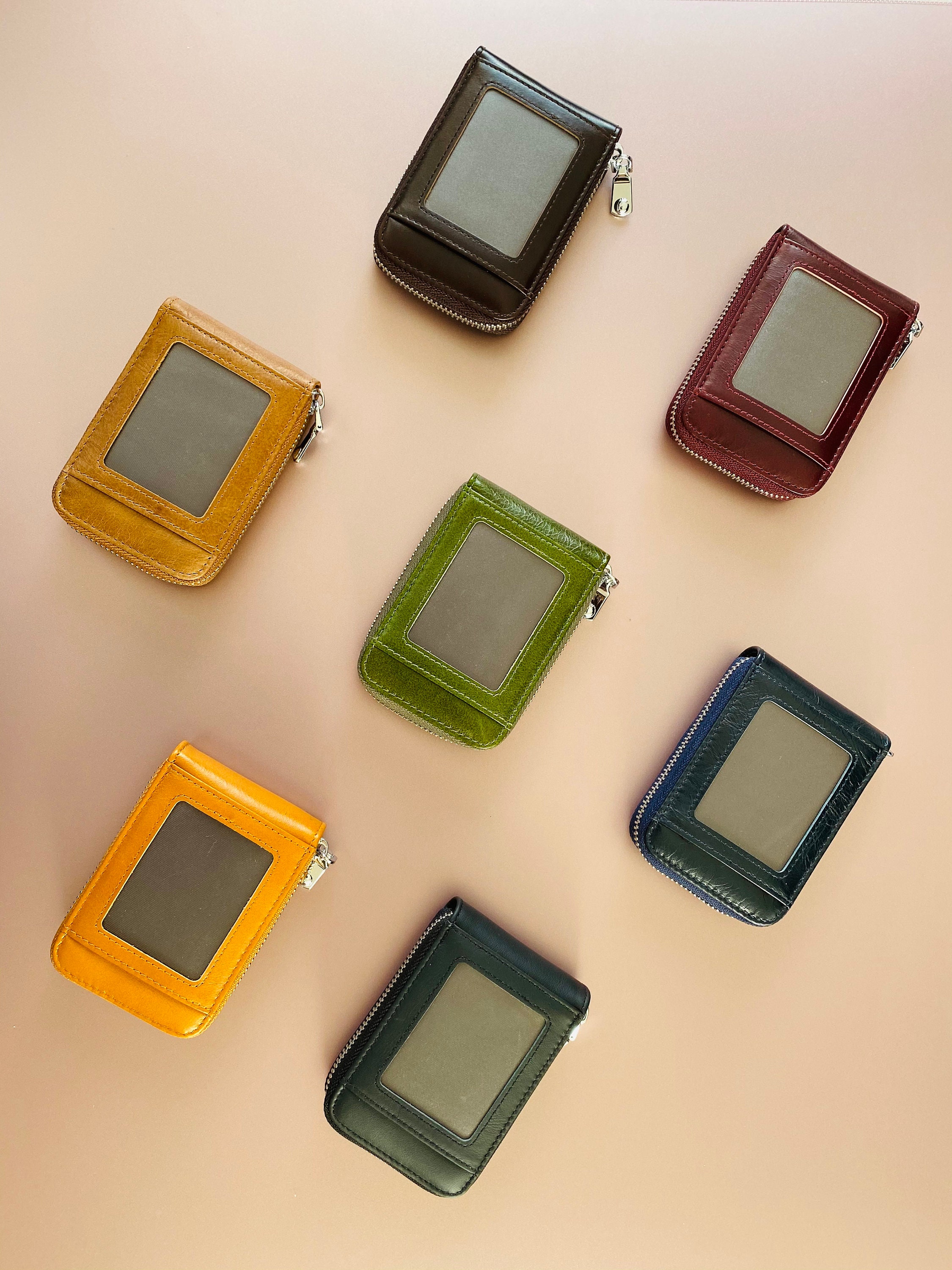 Personalized Leather Card Holder Handmade Personalised | Etsy