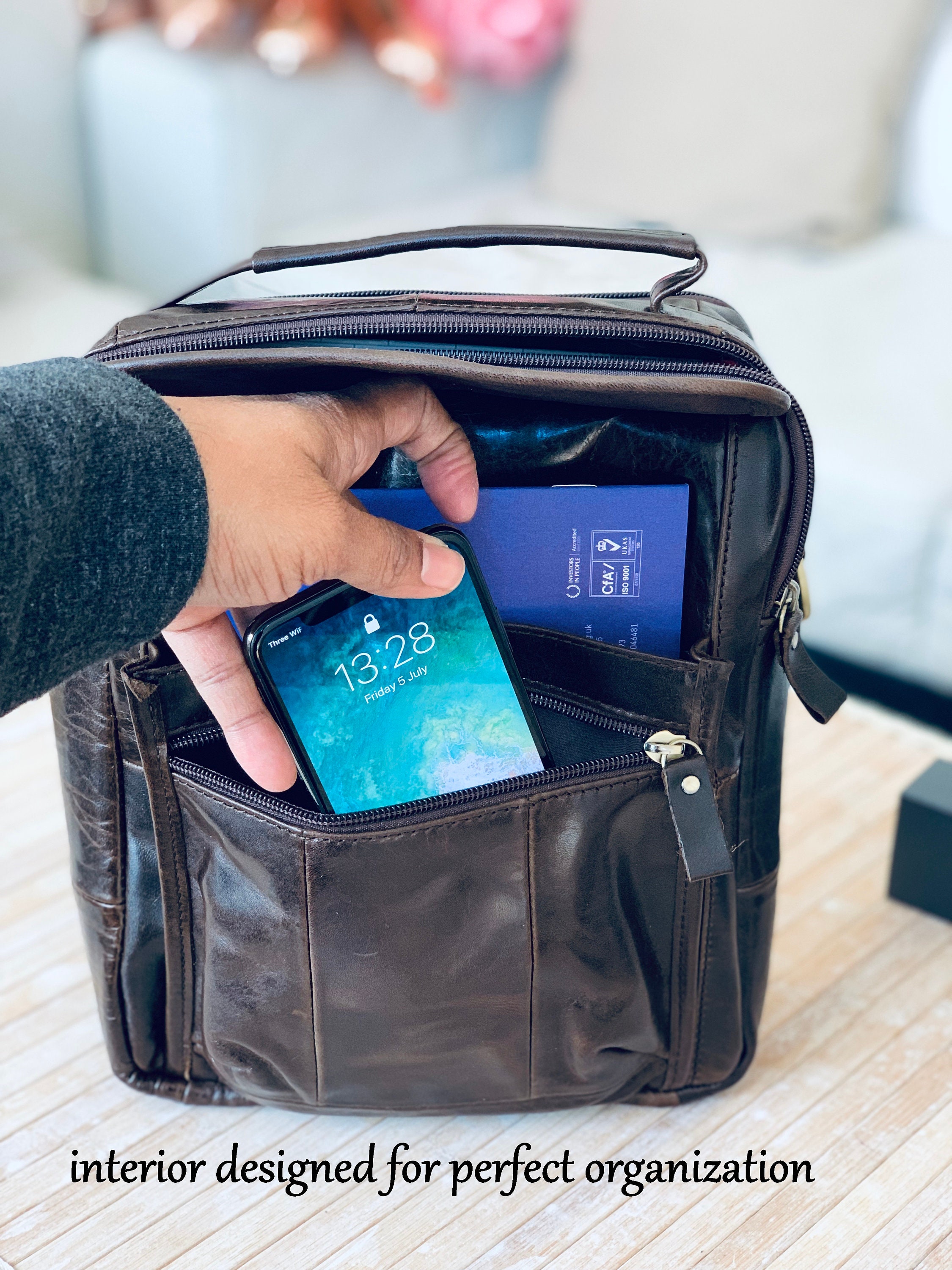 Men's Leather Bag Leather Satchel mens leather messenger | Etsy