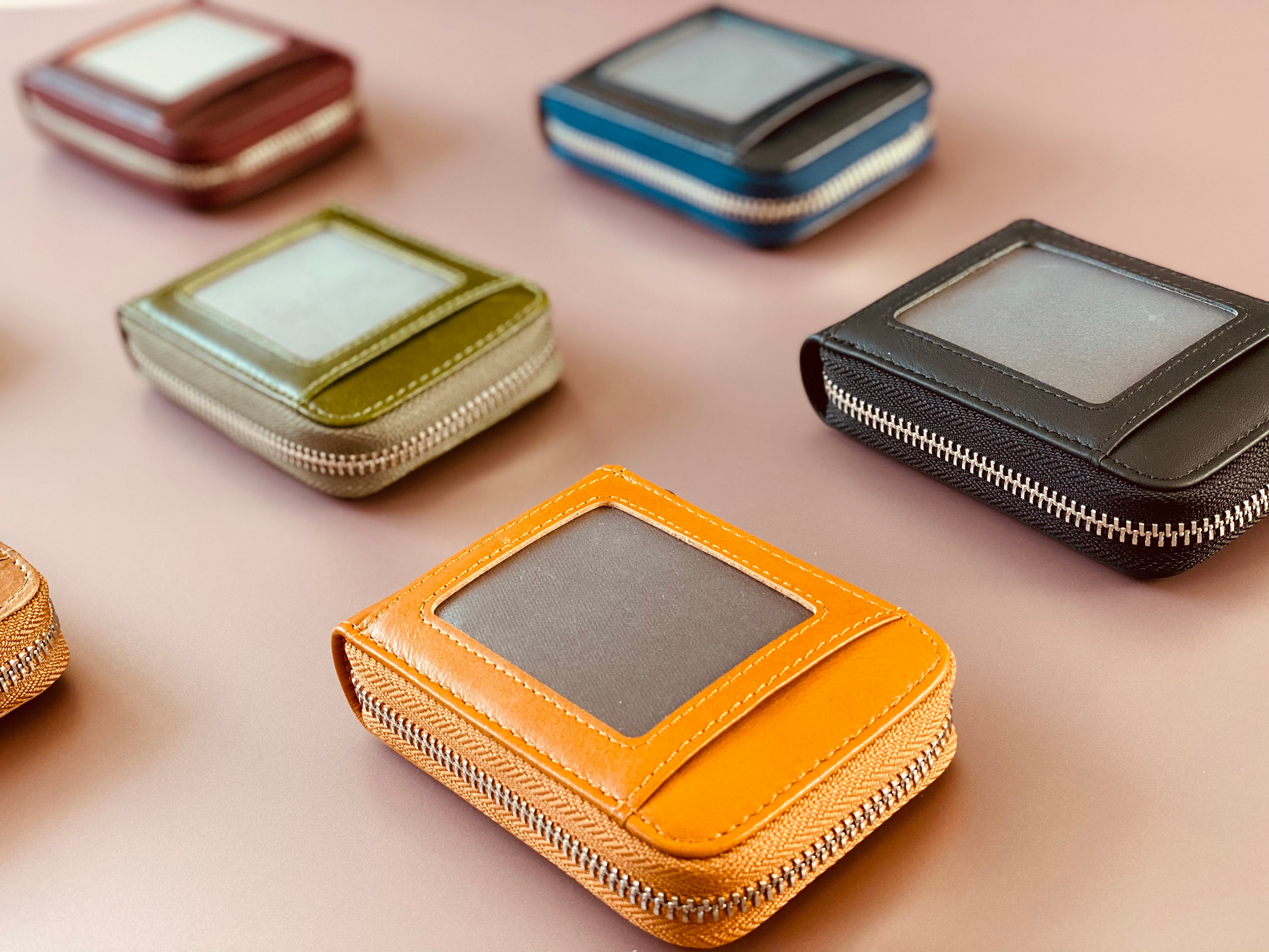 Personalized Leather Card Holder Handmade Personalised | Etsy