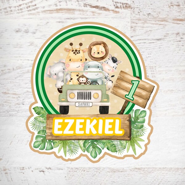 Safari Cake Topper - Etsy