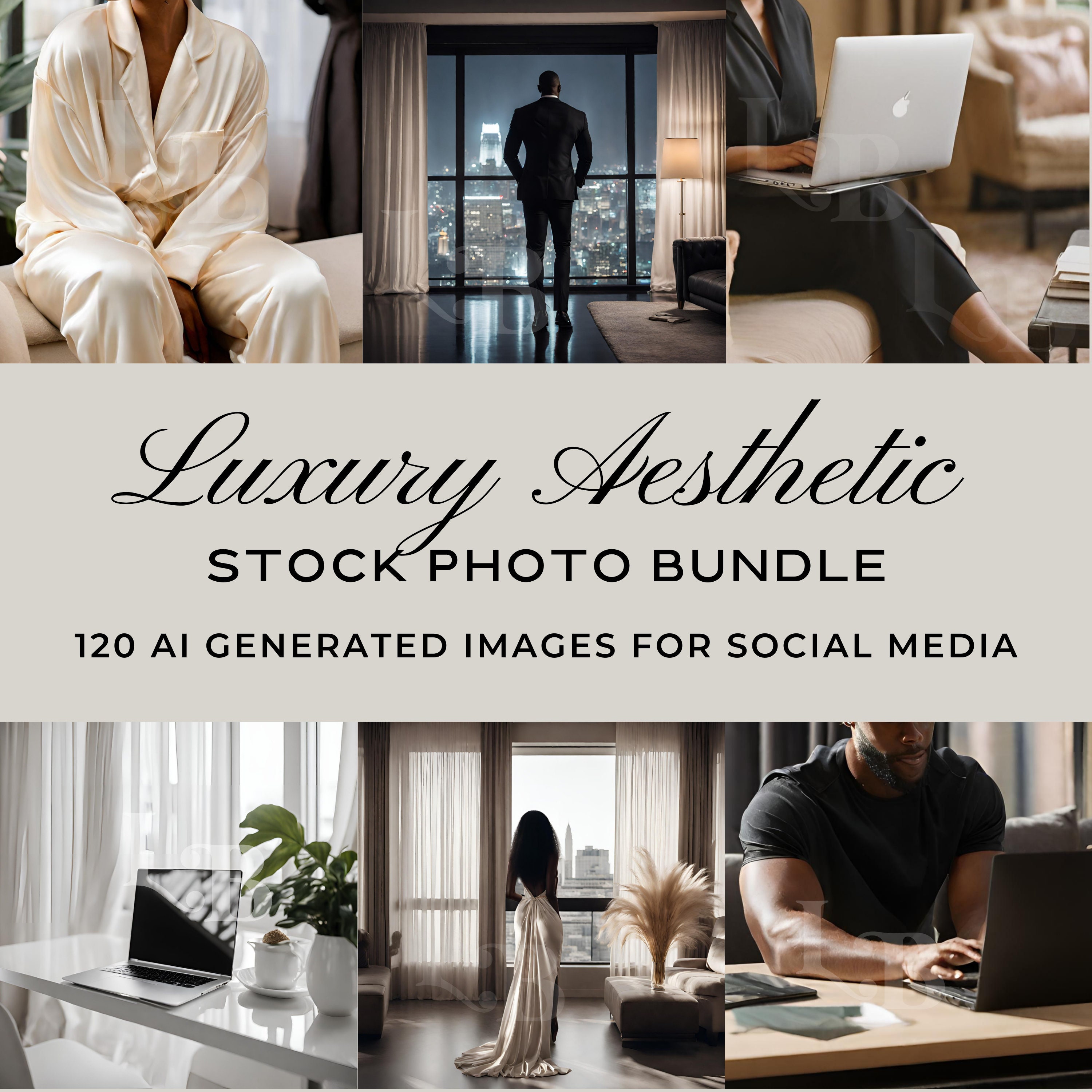 Faceless and Models Instagram Stock Photo Bundle, 120 Aesthetic Photos ...