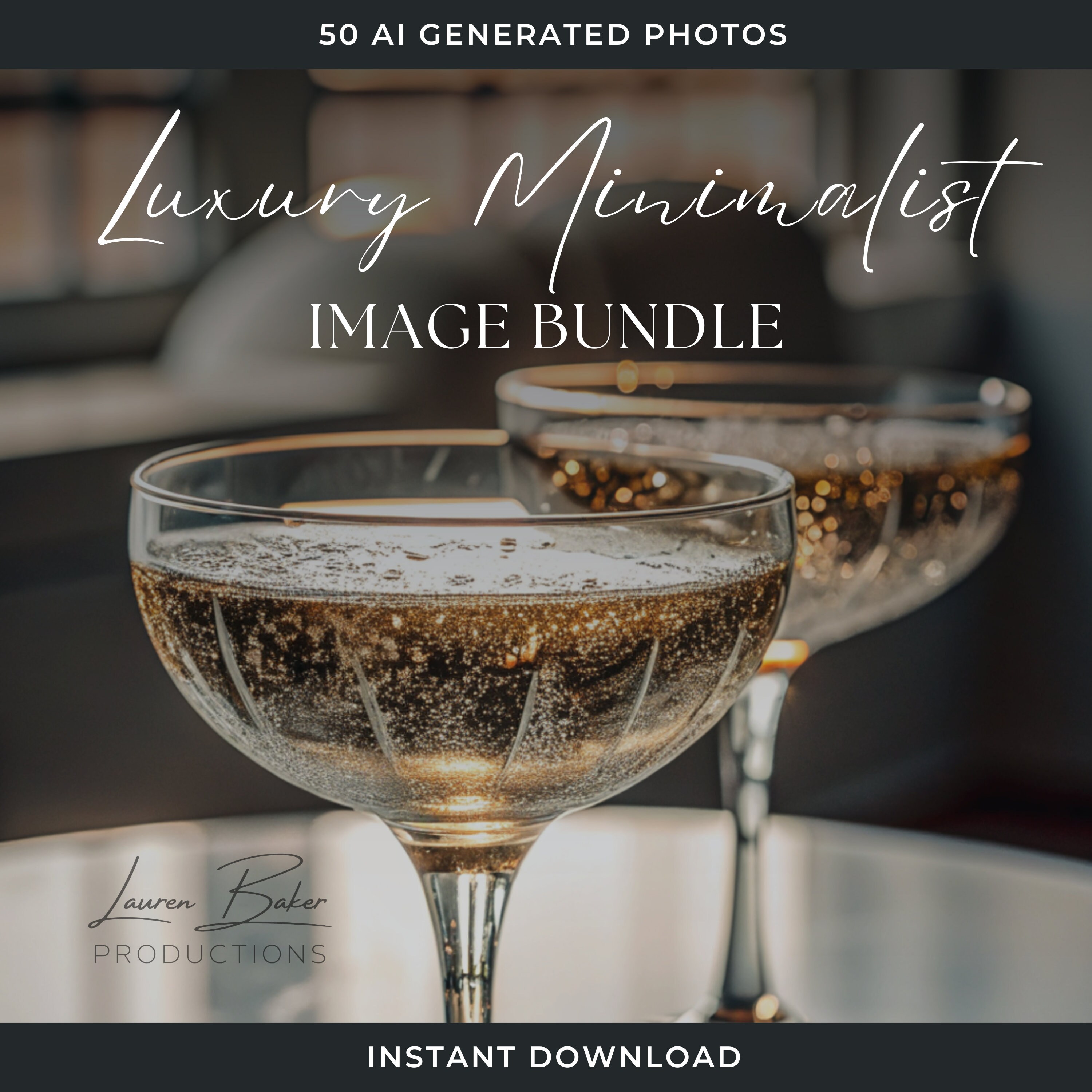 Luxury Minimalist Faceless Instagram Stock Photo Bundle (no Model), 50 ...