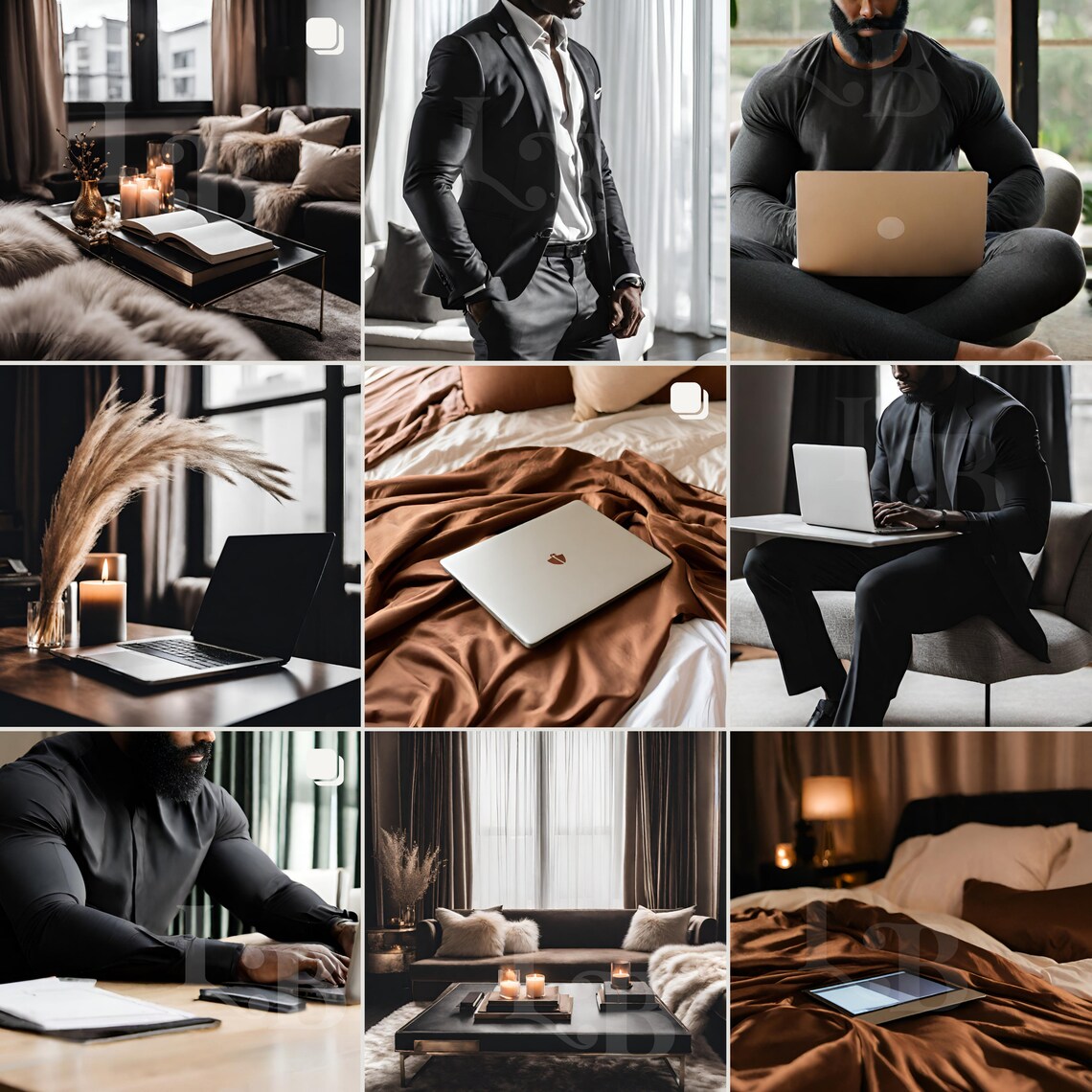 Faceless and Models Instagram Stock Photo Bundle, 120 Aesthetic Photos ...