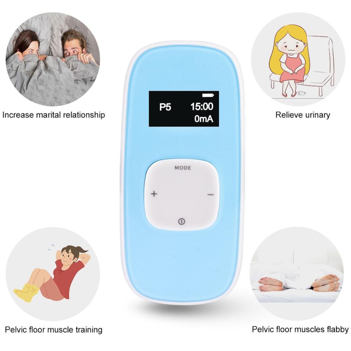 Tens Ems Pelvic Floor Muscle Stimulator Vaginal Trainer Kegel Etsy