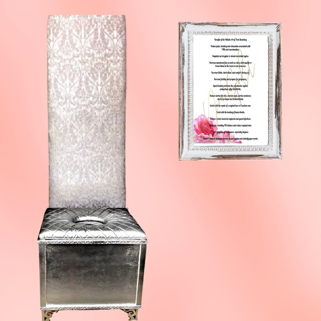 Yoni Wall Art, Yoni Steaming Poster Benefits, Yoni Steaming, Yoni Herbs ...