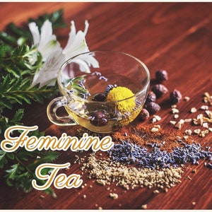 Organic Feminine Tea, Yoni Tea, Lady Tea, - Etsy