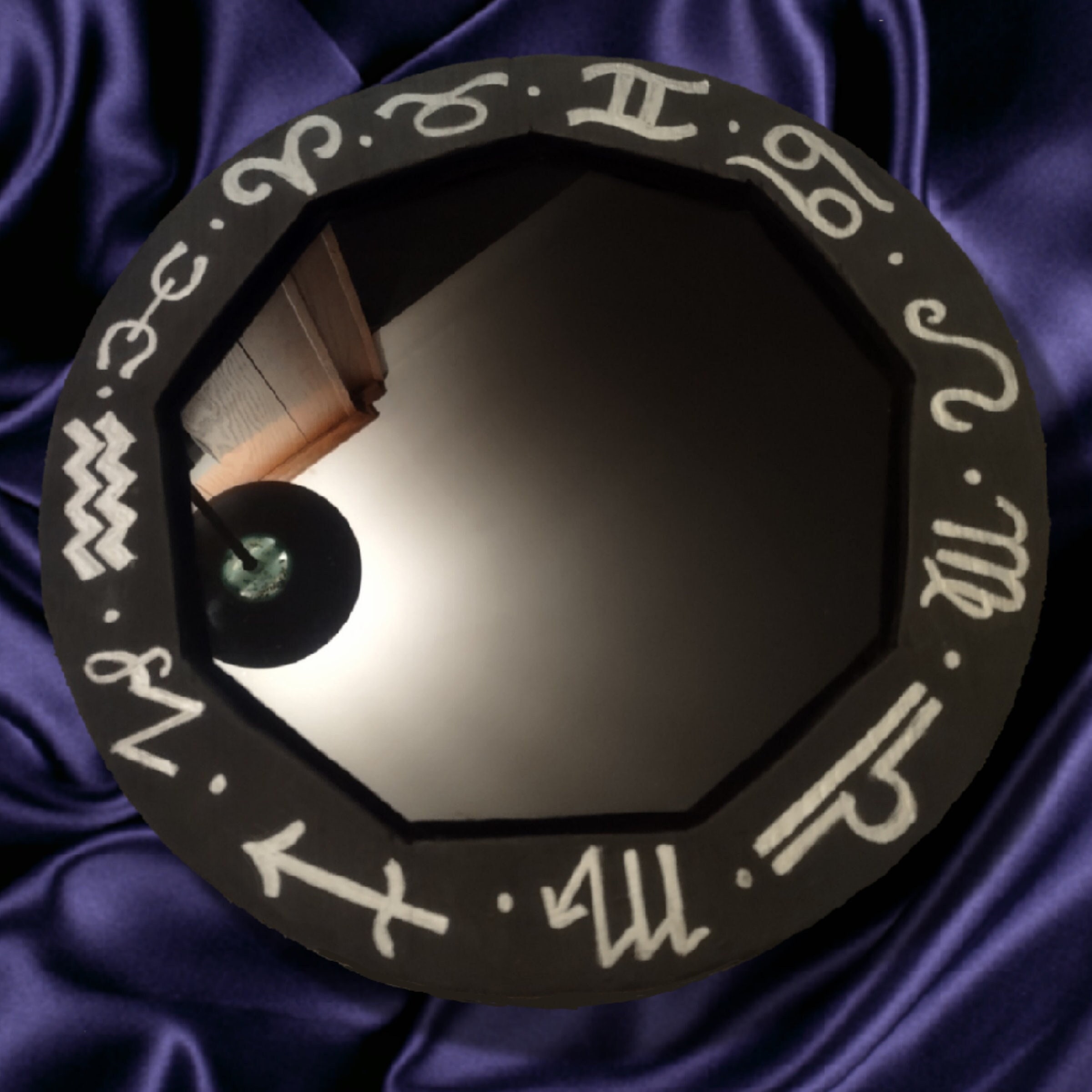 Handmade REAL Black Scrying Mirror - Etsy