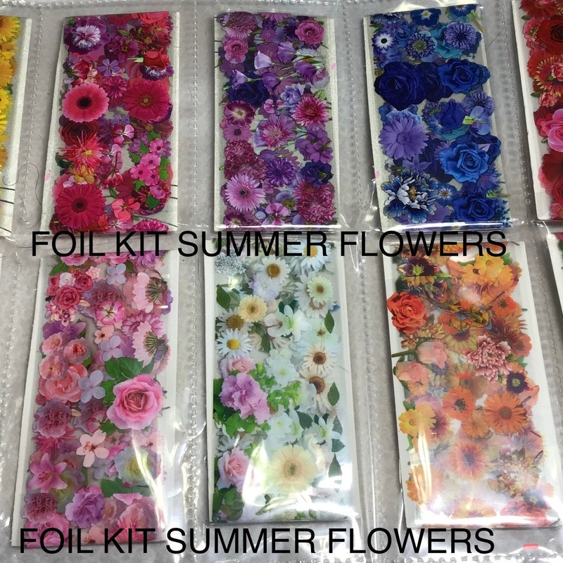 Nail Foil Transfer Sheet - Etsy