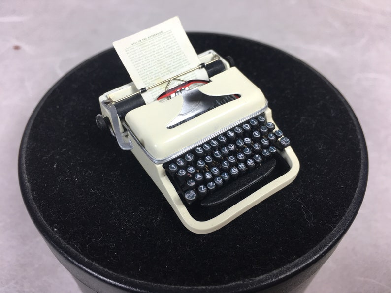 Typewriter Miniature 1” Scale All Metal - Etsy
