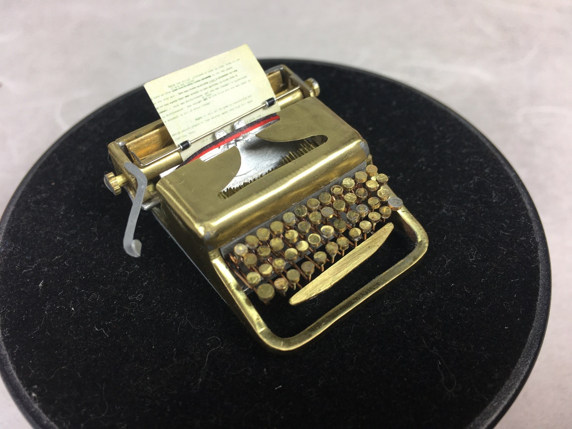 Typewriter Miniature 1” Scale All Metal - Etsy
