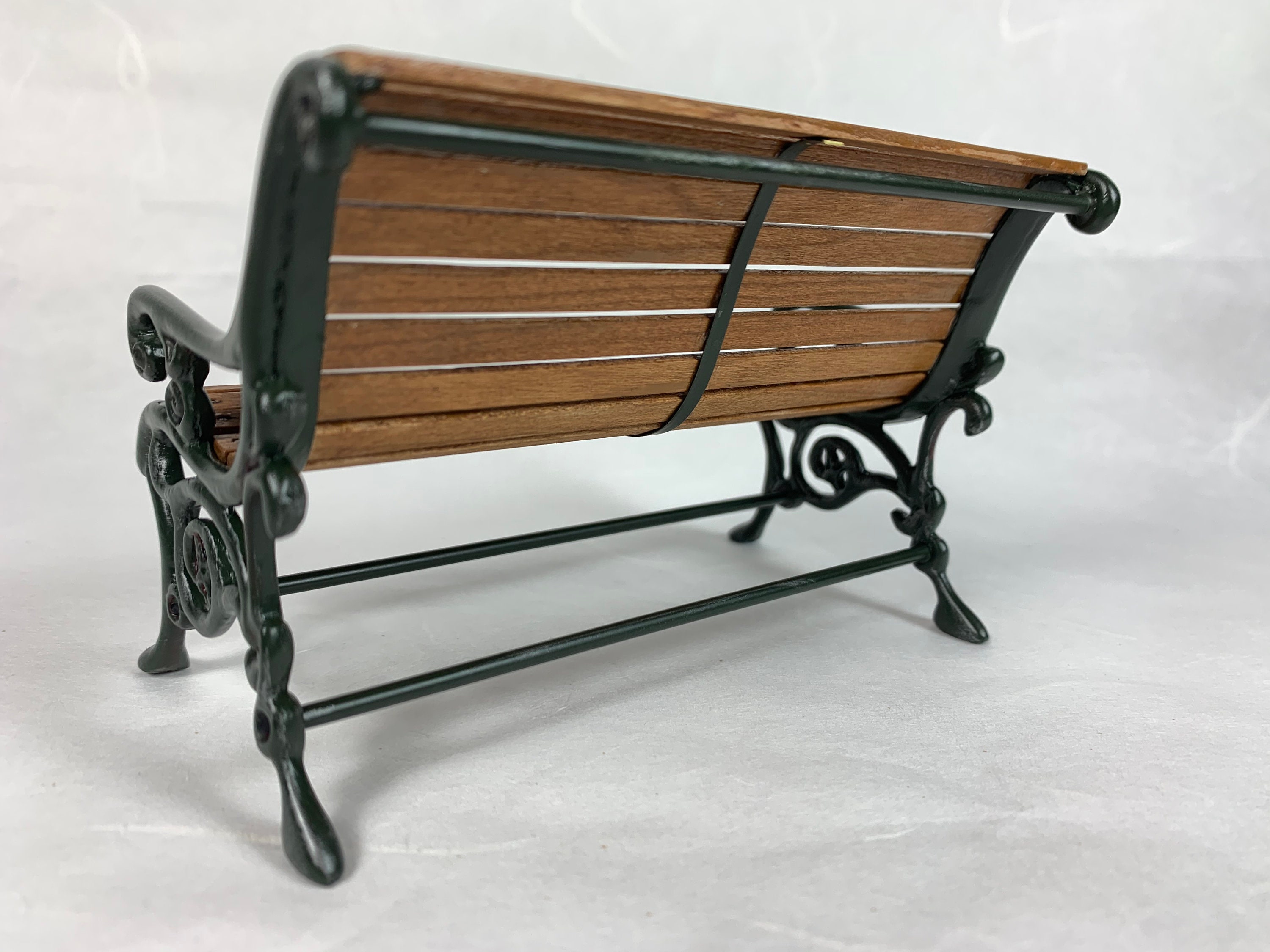 Miniature Park Bench in 1/12th Scale All Hand Made - Etsy