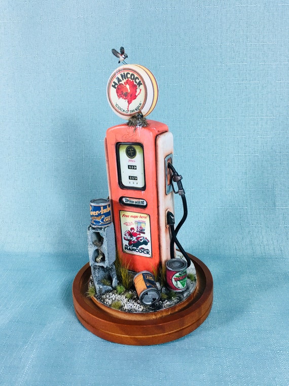 Abandoned Gas Pump Diorama 1/12th Scale Beth Freeman-kane - Etsy