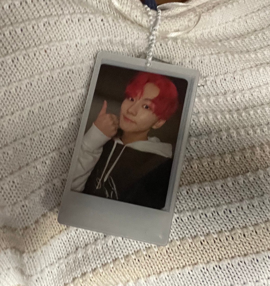 Polaroid Photo Kpop Acrylic Toploader Photocard Holder | Photocard ...