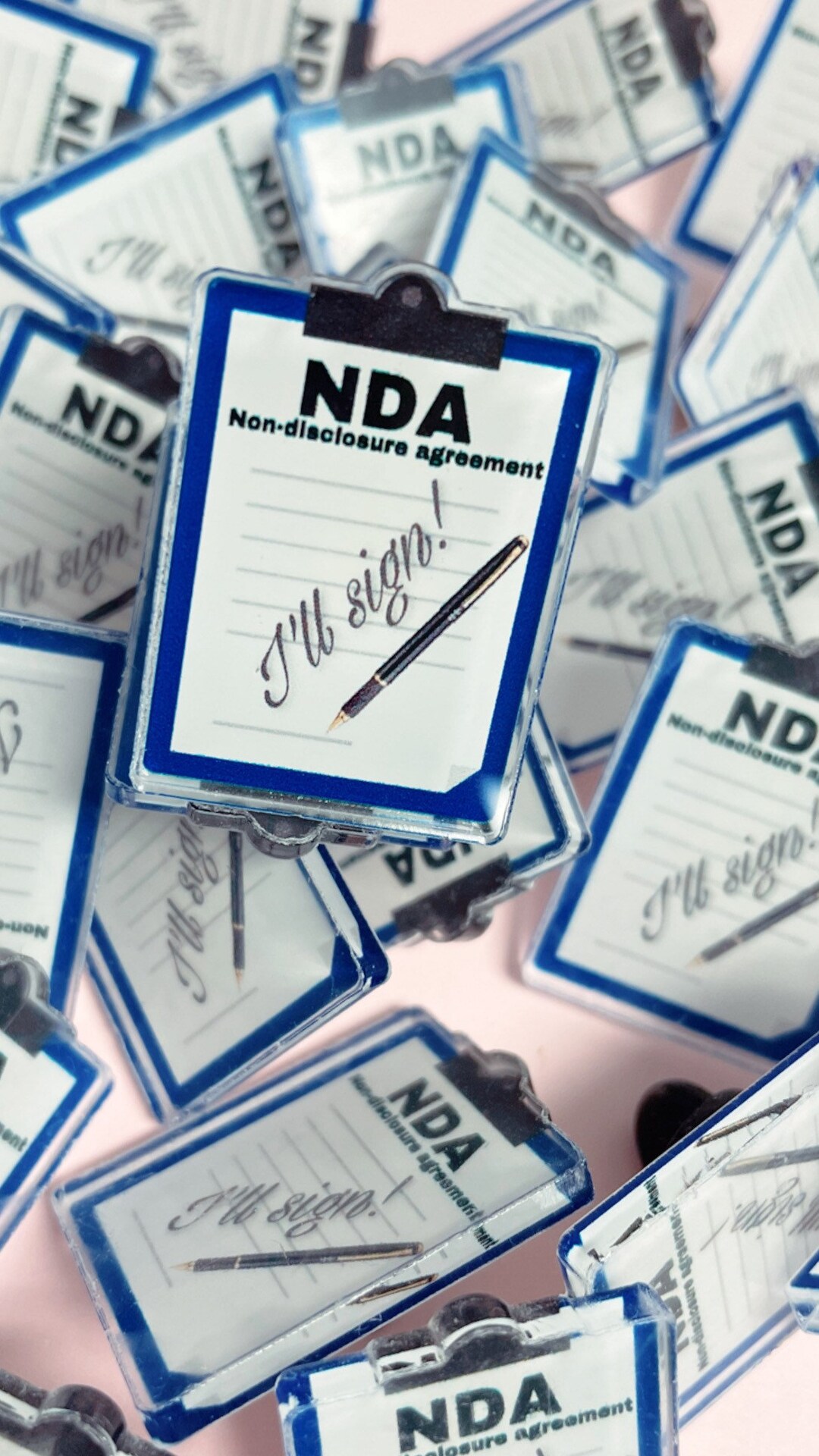 I’ll Sign the NDA Pin and Vinyl Sticker - Etsy