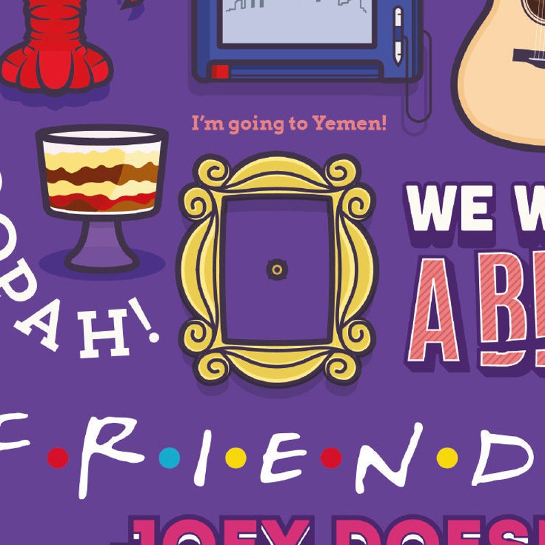 Friends TV Show Quotes Poster Etsy UK friends-tv-show-quotes-poster-etsy-uk