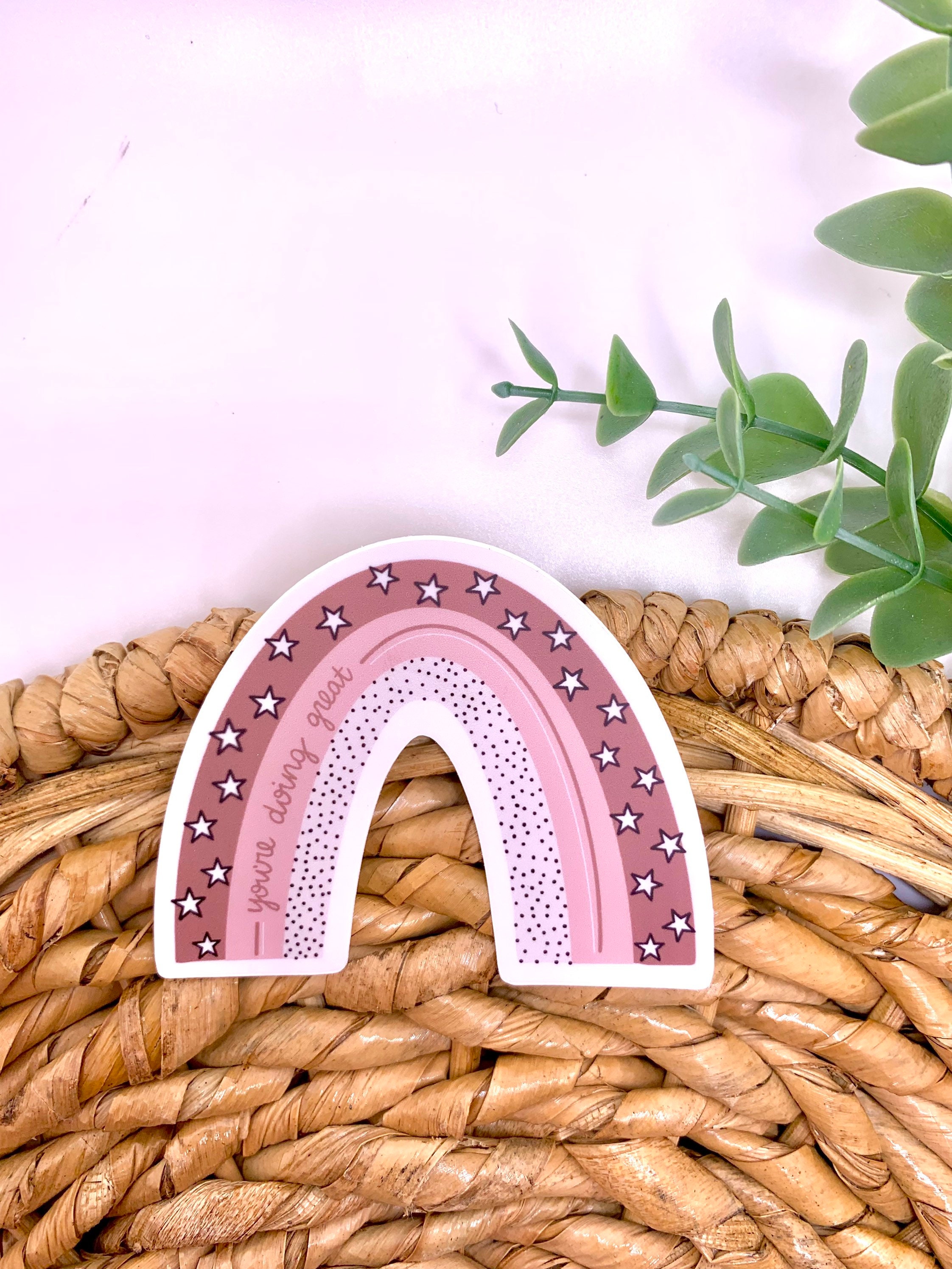 Youre Doing Great Sticker Inspirational Stickers Water | Etsy