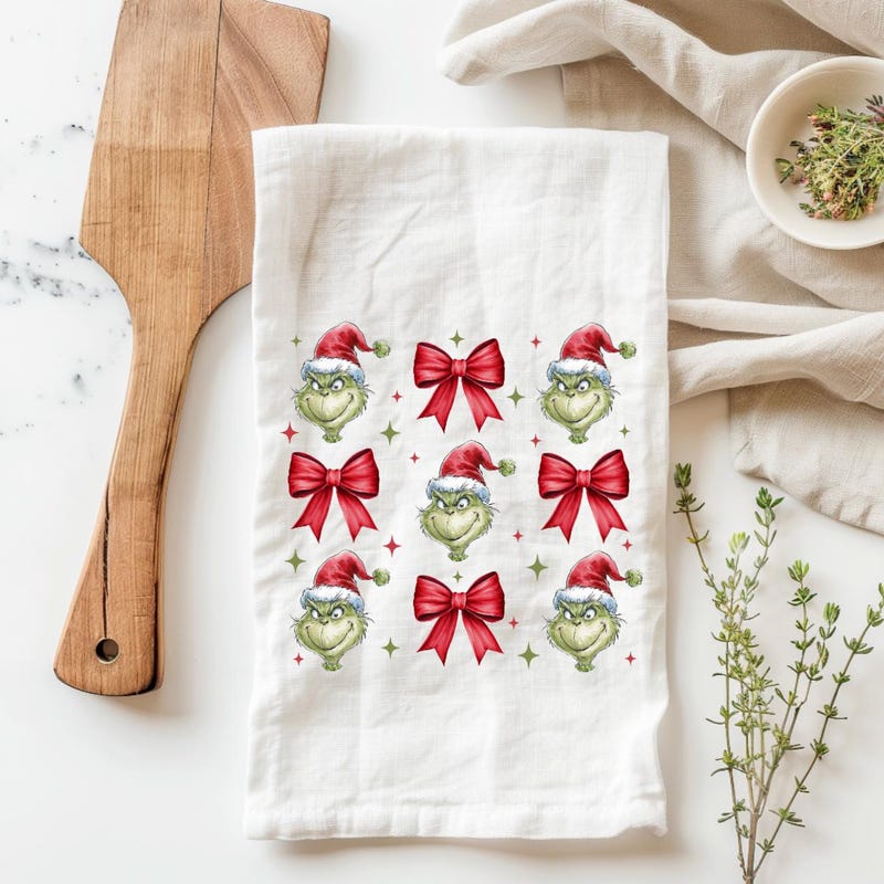 Grinch Towels - Etsy