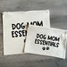 Dog Mom Essentials Bag, Dog Mom Pouch, Dog Walk Bag, Dog Treat Bag ...