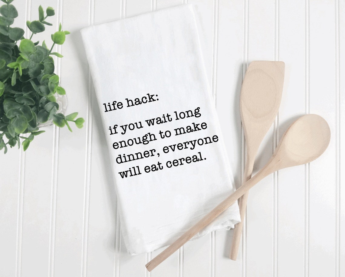 Funny Tea Towels Funny Cooking Kitchen Towel Flour Sack Tea - Etsy