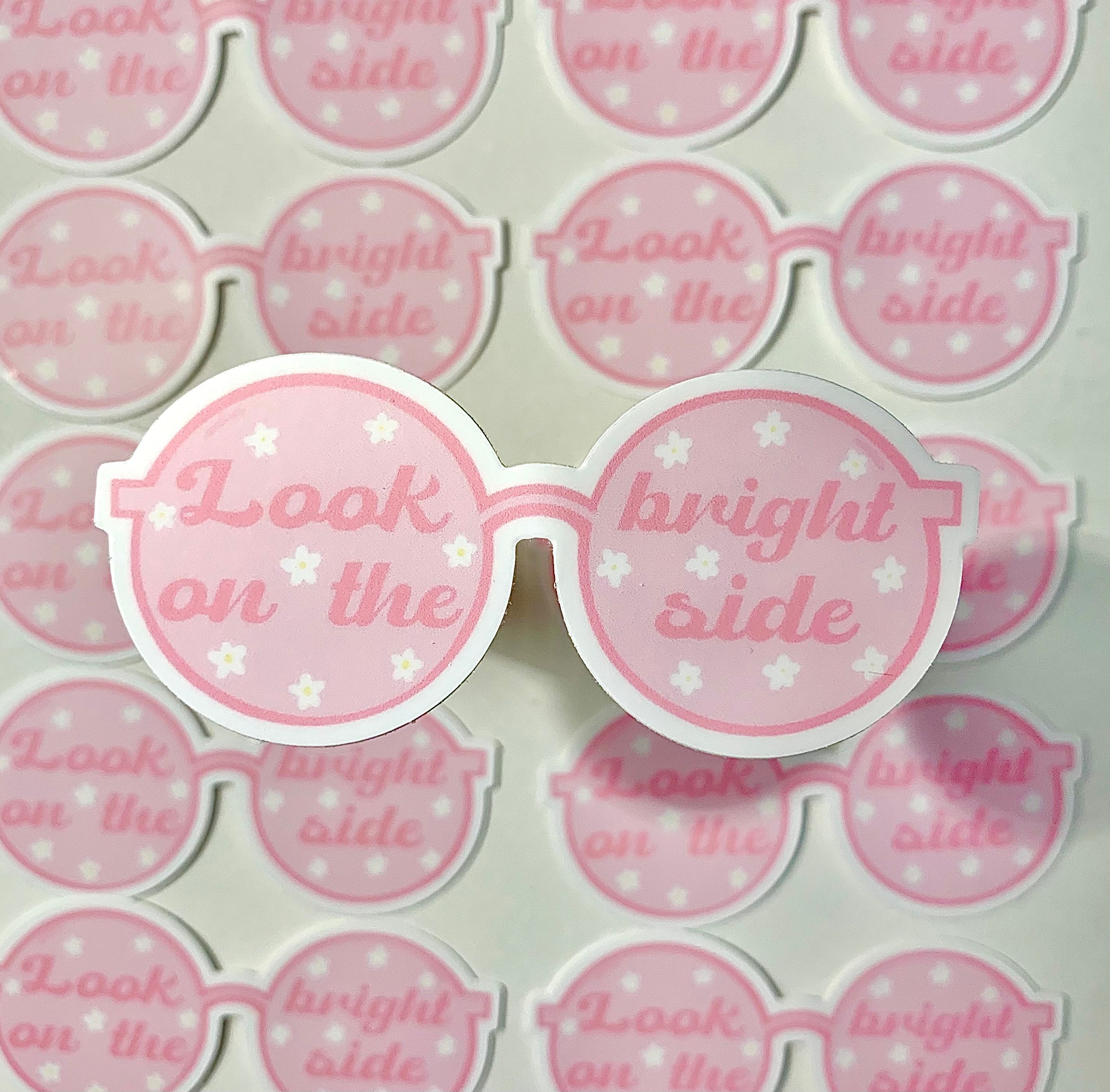 Look on the Bright Side Sticker Sunglasses Stickers - Etsy UK