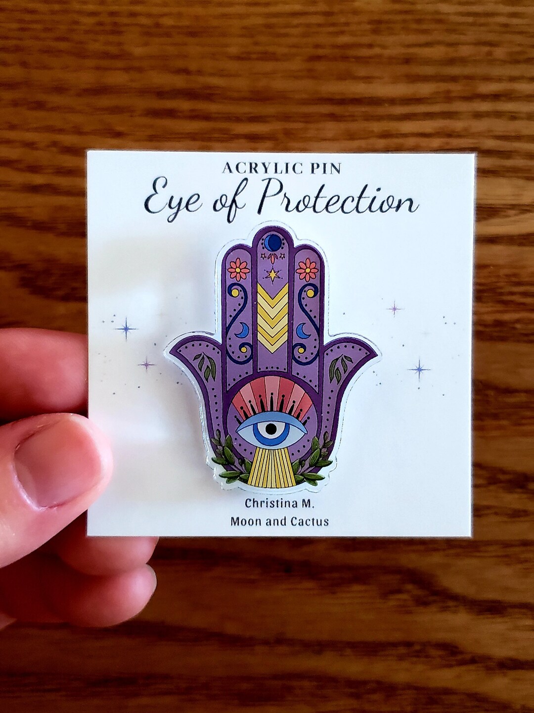 Eye of Protection Pin - Etsy
