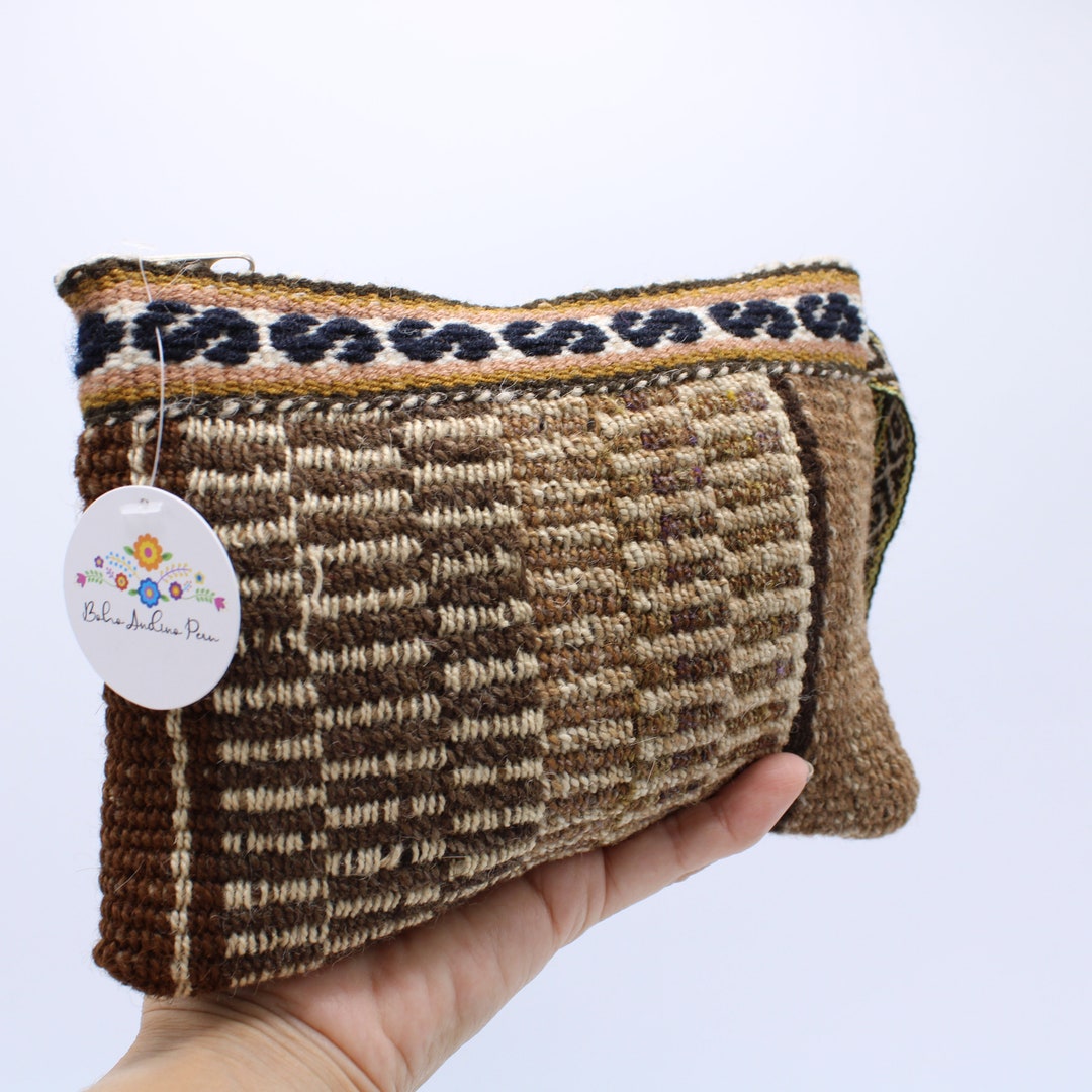 Boho Ethnic Purse, Traditional Wool Bag, Handcrafted Bag, Peruvian Wool ...