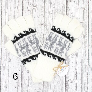 Alpaca Mittens, Peruvian Mittens, Fingerless Mitts, Alpaca Fingerless ...