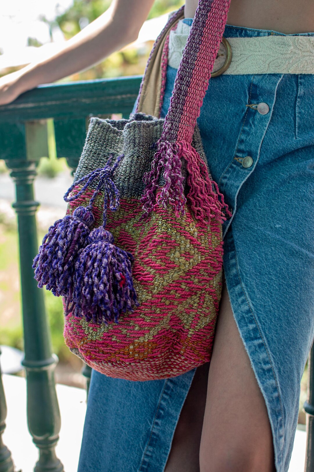 Handwoven Wool Crossbody Bag: Peruvian Inca Design - Etsy