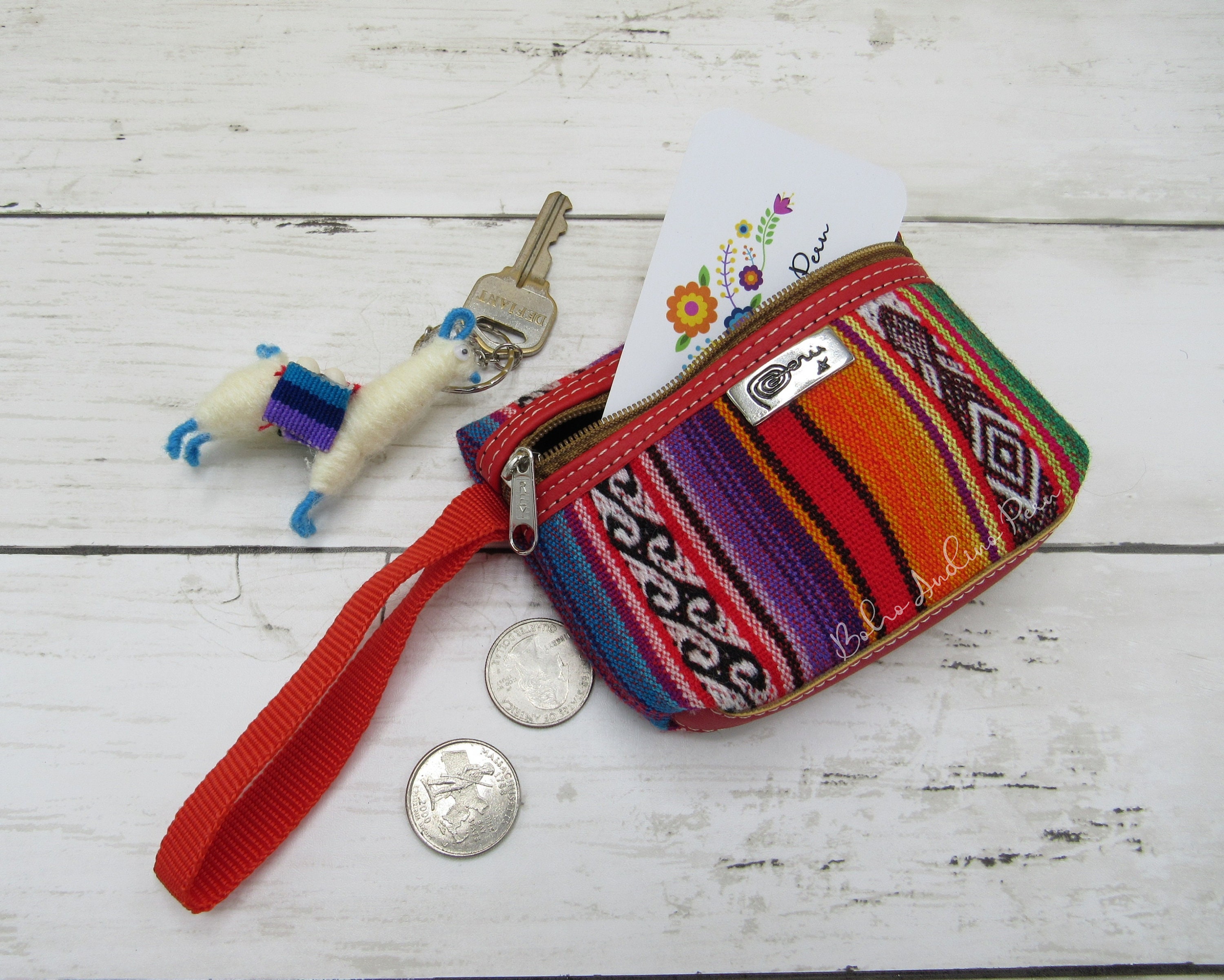 Boho Coin Pouch Peruvian Coin Purse Ethnic Coin Purse - Etsy