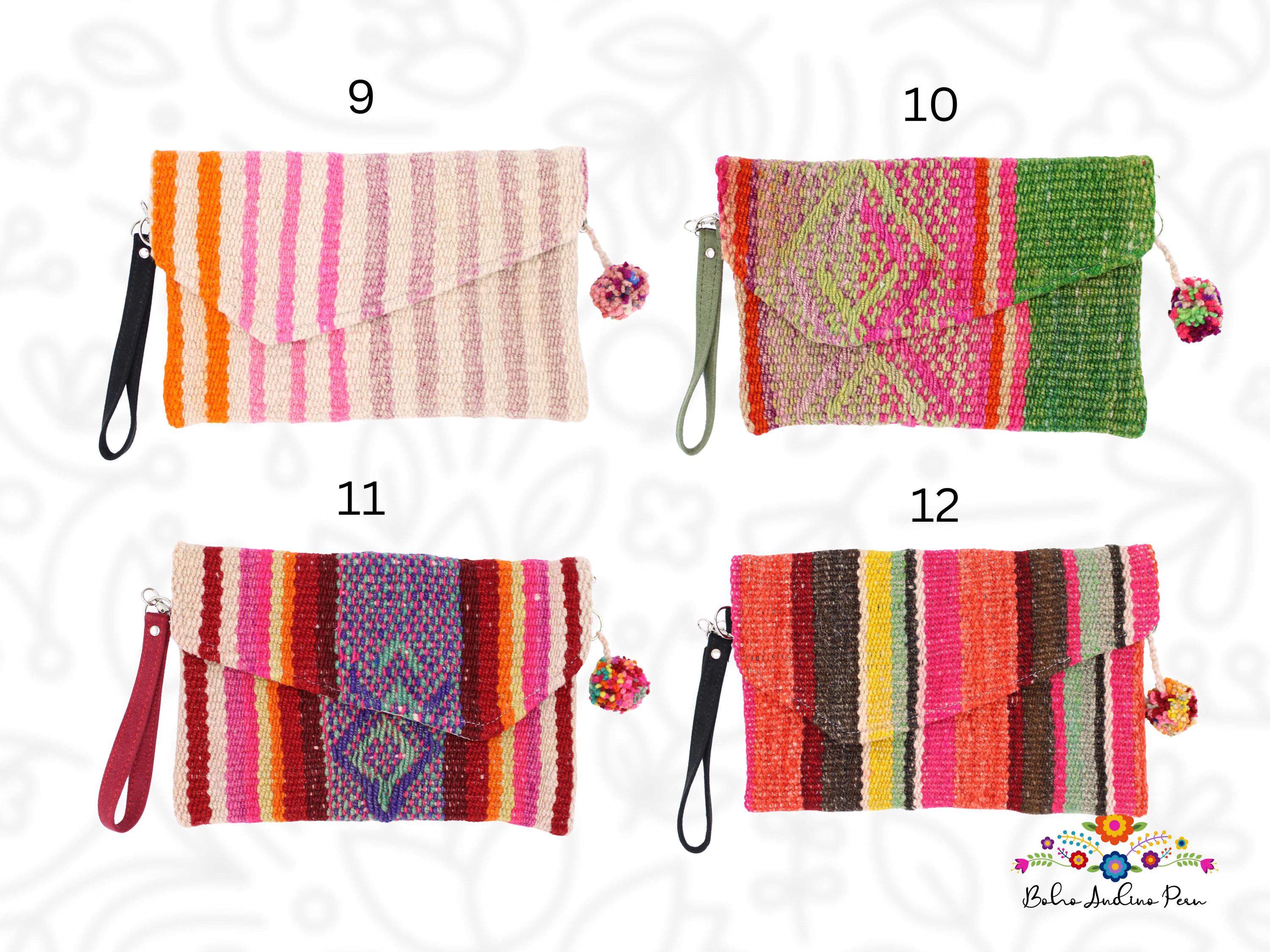 Wool Crossbody Bag Handcrafted Traditional Peruvian Purse Bohemian ...