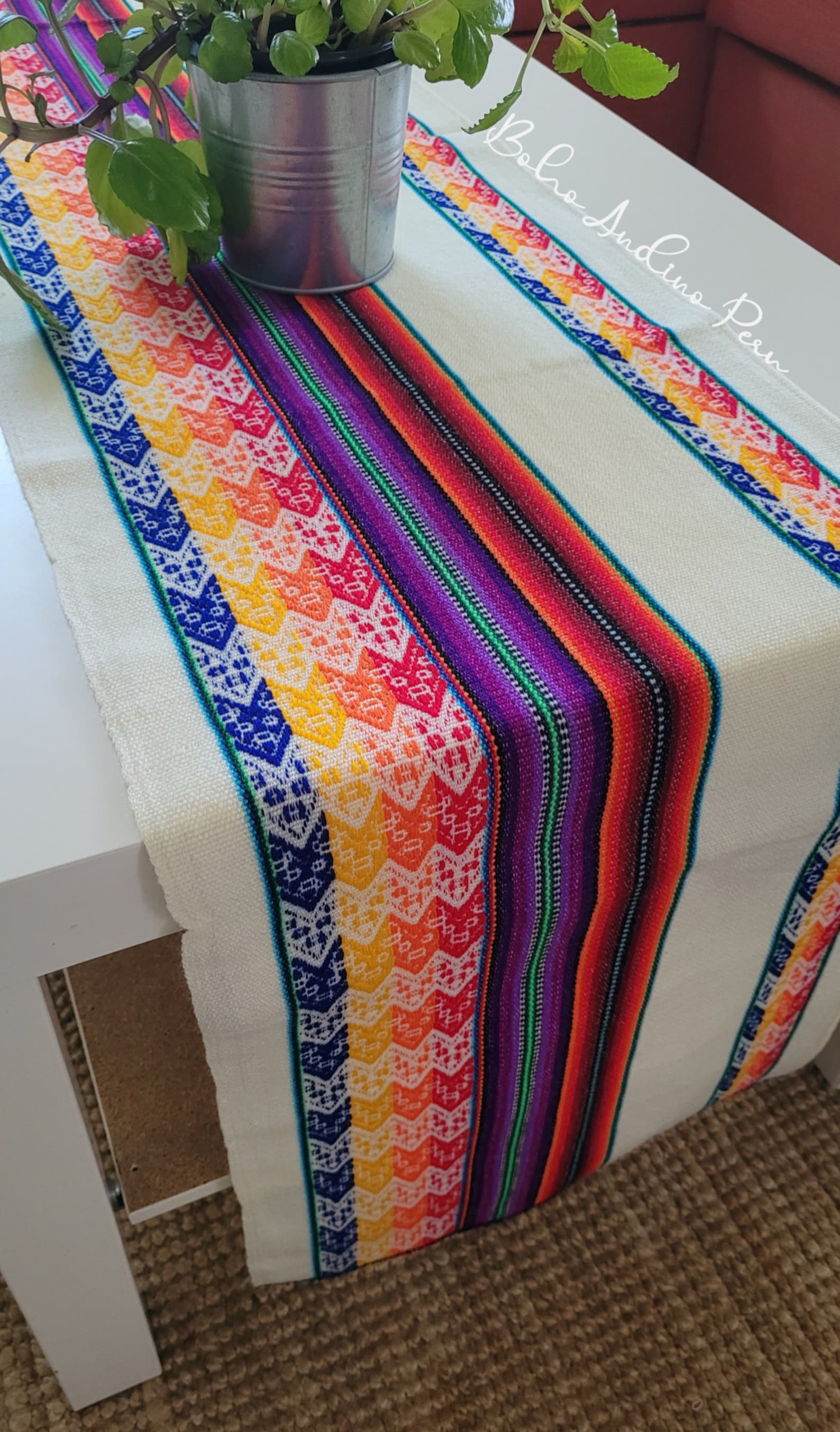 Peruvian Table Runner Andean Table Runner Home Decor Ethnic - Etsy
