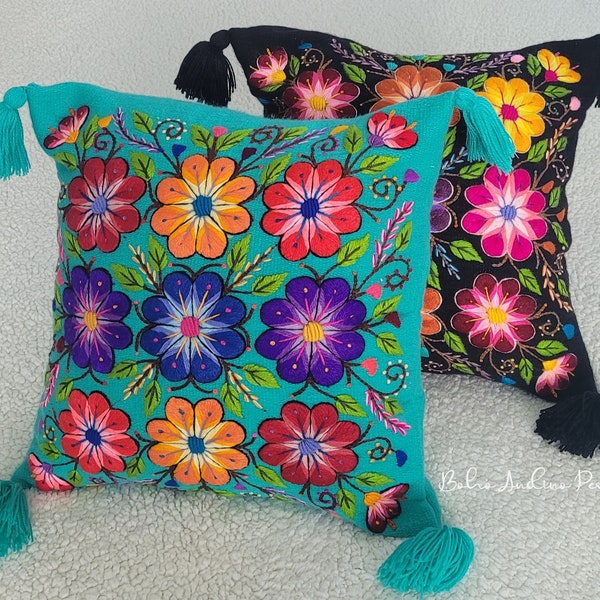 Embroidered Pillows - Etsy